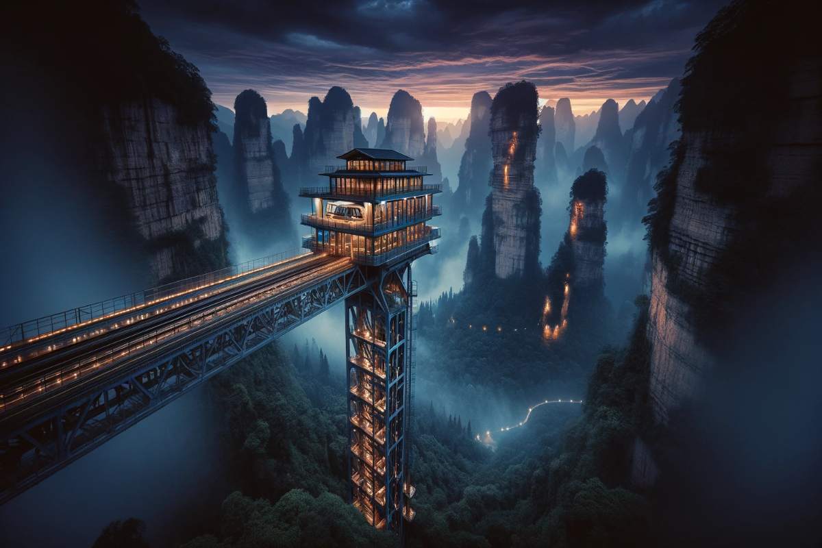 El Elevador Bailong: El ascenso al cielo en el corazón de China | Invertour