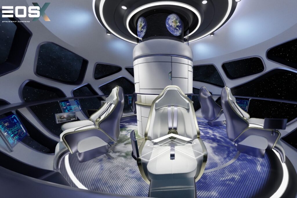 ¿Cómo es el interior de una cápsula de EOS X Space? Haz este recorrido inmersivo | Invertour