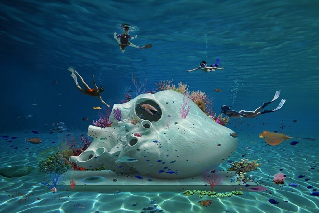 ReefLine: el parque submarino de esculturas que transforma la costa de ...